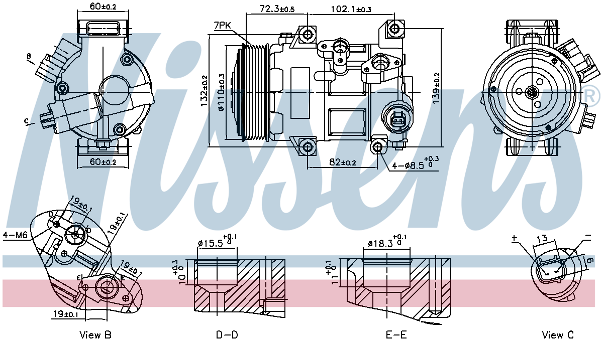 Nissens Aircon Compressor 89516 – ARKS4Cooling.com