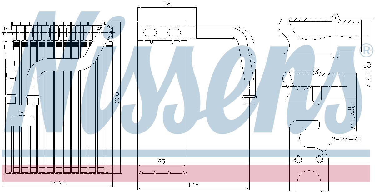 Nissens Aircon Evaporator 92237 – ARKS4Cooling.com